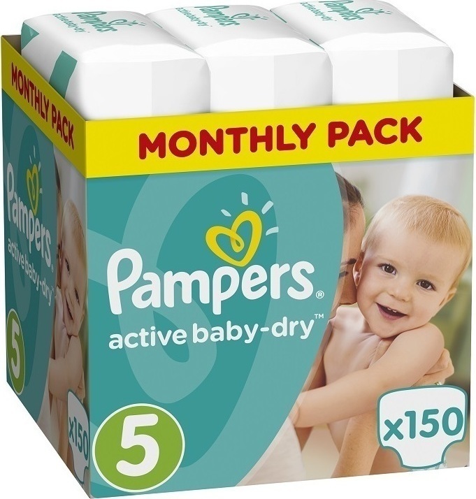 Pampers Active Baby Dry No 5 11 18Kg 150 Skroutz gr Pampers Active Baby Dry No 5 11 18Kg 150 Skroutz gr
