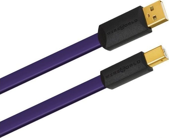 Wireworld USB 2.0 Cable USB-A male - USB-B male 0.5m (Ultraviolet 7 ...