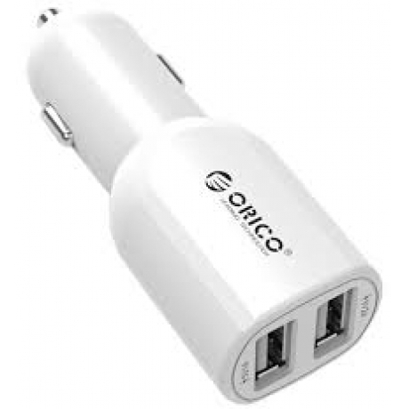 Orico Φορτιστής Αυτοκινήτου 2.4A με Θύρες: 2xUSB Λευκός UCA-2U-WH ...