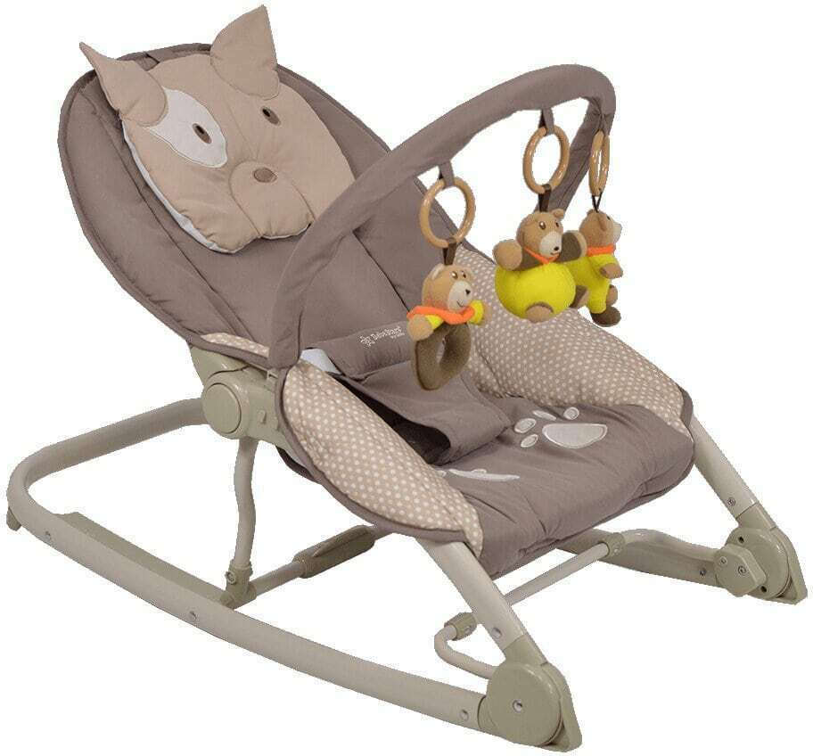 Bebe Stars Χειροκίνητο Relax Μωρού Deluxe Brown για Παιδί έως 15kg 313 ...
