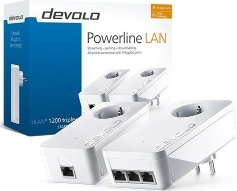 Devolo Dlan 1200 Triple Starter Kit - Skroutz.gr