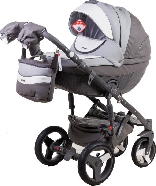 Adamex Monte Carbon Deluxe 3 in 1 Gray Cloud - Skroutz.gr