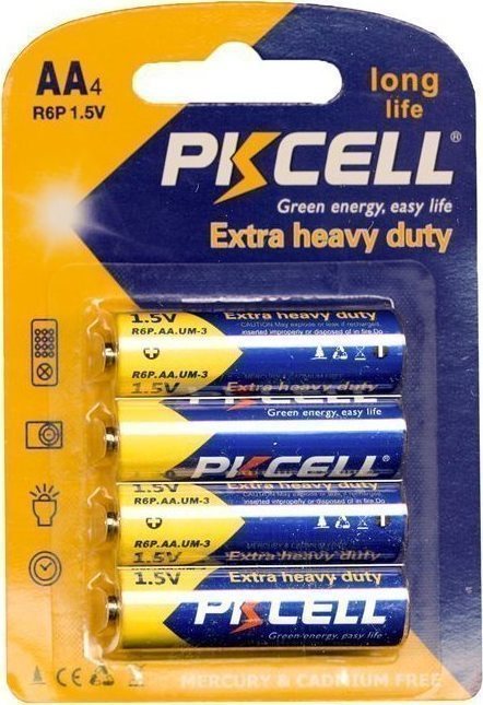 Pkcell Extra Heavy Duty AA (4τμχ) | Skroutz.gr