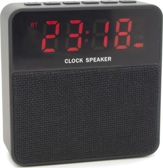 Naxius T1 Bluetooth Speaker & Alarm Clock T1-BK | Skroutz.gr