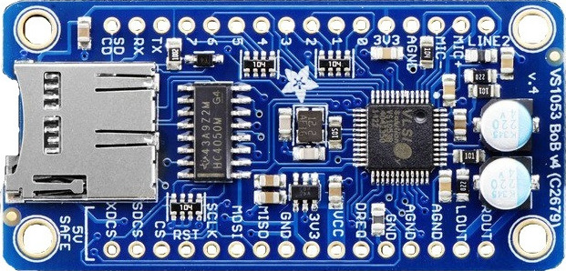 Adafruit Vs1053 Codec Microsd Play Record V Breakout Board για Arduino 1381 Skroutzgr 2545