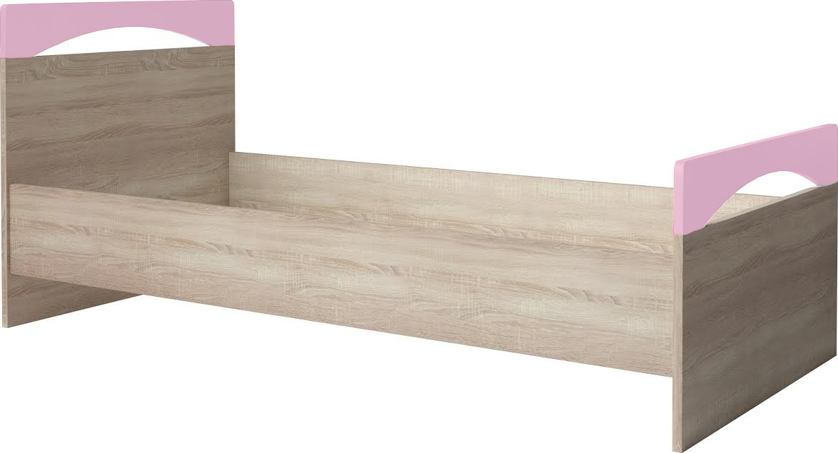 Παιδικό Κρεβάτι Μονό για Στρώμα 90x200cm Ροζ Χαρά 16523679 | Skroutz.gr