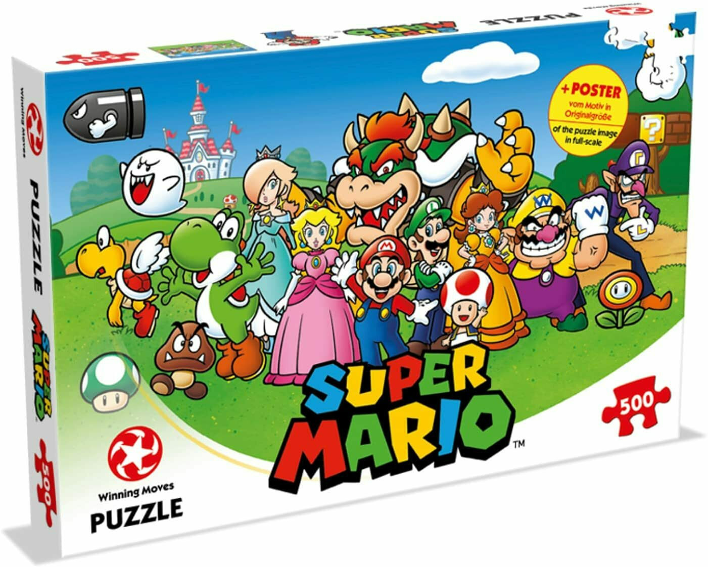 Puzzle Super Mario 2D 500 Κομμάτια WM11002-EN1 | Skroutz.gr