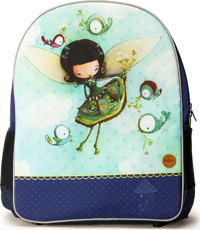 Ketto Design Thalie Medium Σχολική Τσάντα Πλάτης Νηπιαγωγείου σε ...