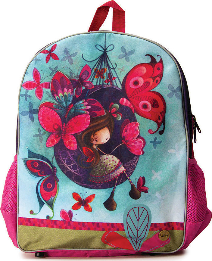 Ketto Design Fannie Medium Σχολική Τσάντα Πλάτης Δημοτικού Πολύχρωμη ...