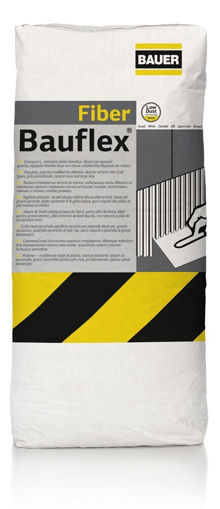 Bauer Bauflex Fiber Κόλλα Μαρμάρων & Γρανιτών Λευκή 25kg 1.01.00.0480 | Skroutz.gr