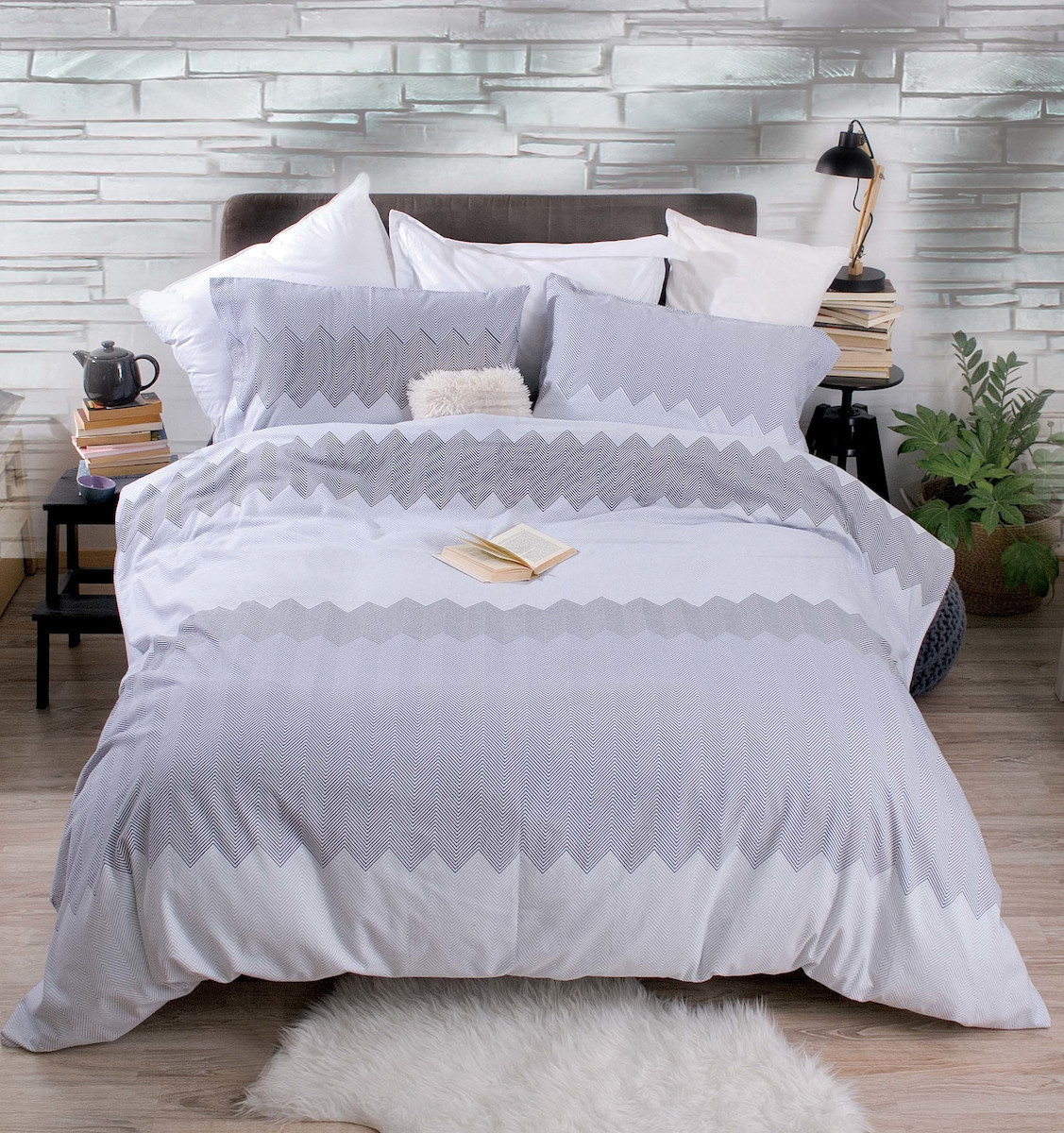 Rythmos Σετ Παπλωματοθήκη Φανελένια Υπέρδιπλη με 2 Μαξιλαροθήκες ...