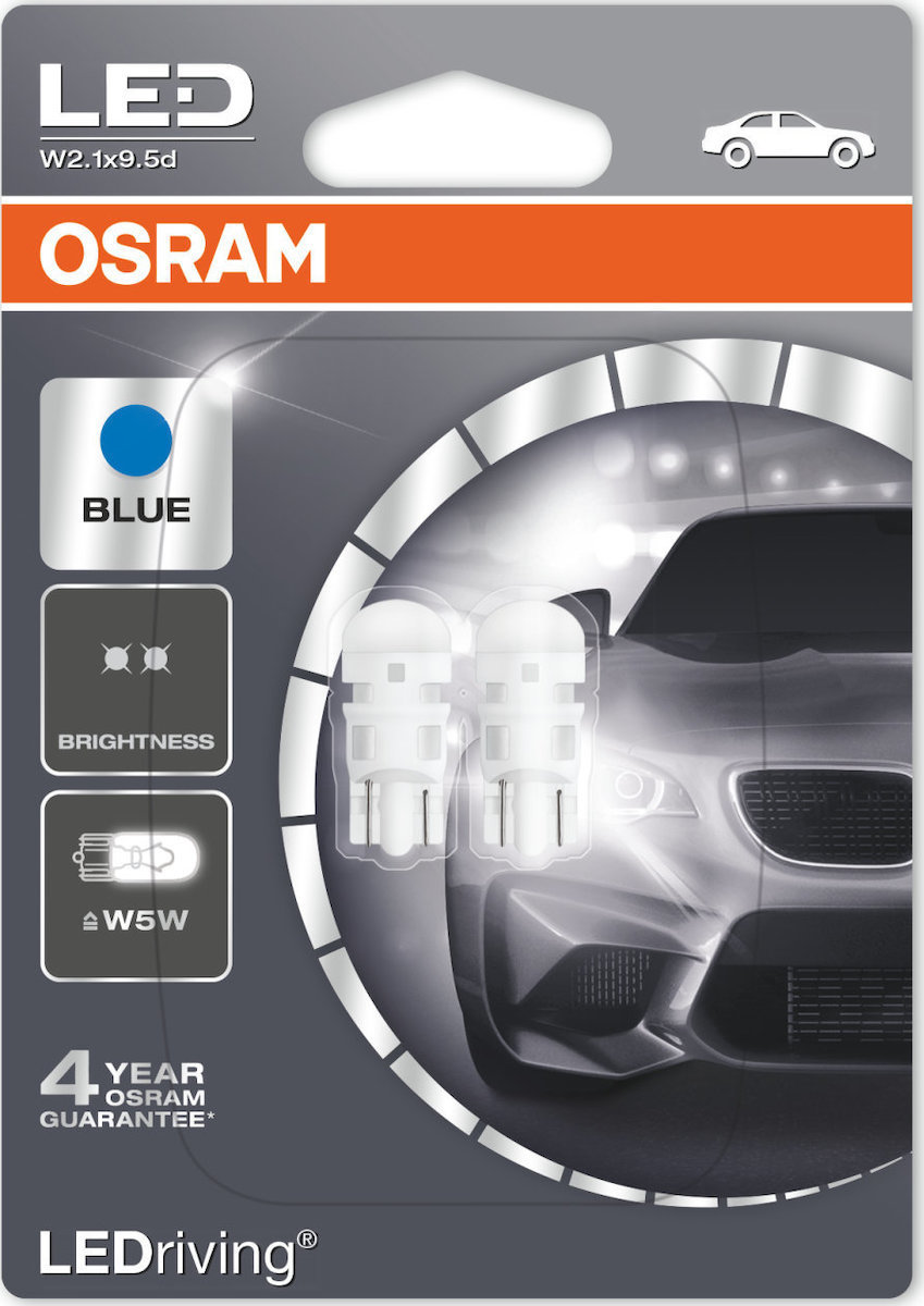Osram W5W LEDriving Standard Ice Blue 12V 2τμχ - Skroutz.gr