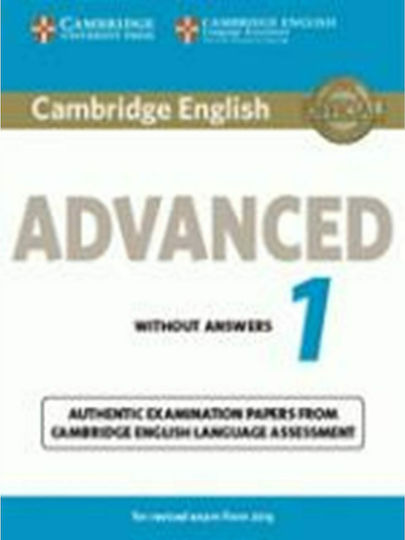 CAMBRIDGE ENGLISH ADVANCED 1 Student 's Book WO/A (FOR REVISED EXAM ...