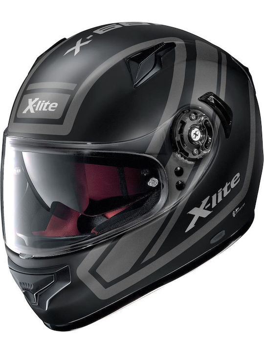 X-Lite X-661 Comrade N-Com 43 Flat Black Κράνος Μηχανής Full Face με Pinlock και Sunvisor ...