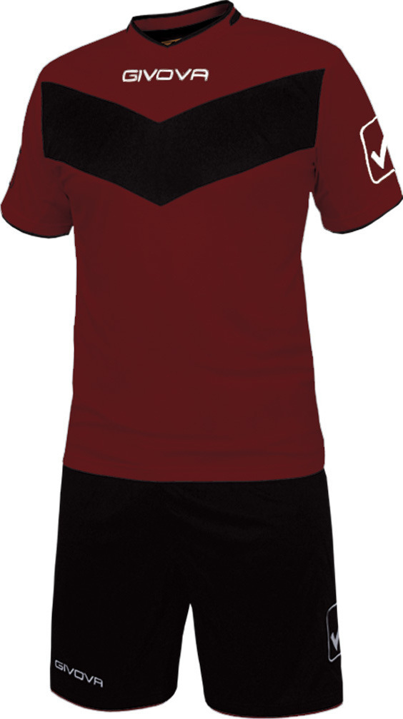 Givova Kit Vittoria Burgundy/Βlack KITT04-0810 - Skroutz.gr