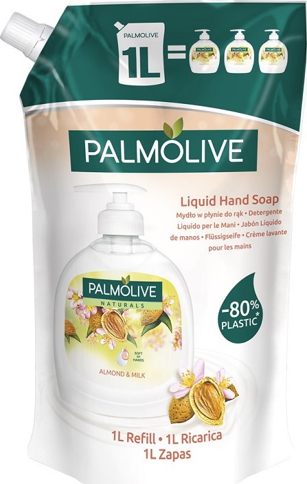 Palmolive Liquid Hand Soap Almond & Milk Refill 1000ml - Skroutz.gr