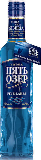 Alcohol Siberian Group Βότκα Five Lakes Silver 40% 700ml | Skroutz.gr