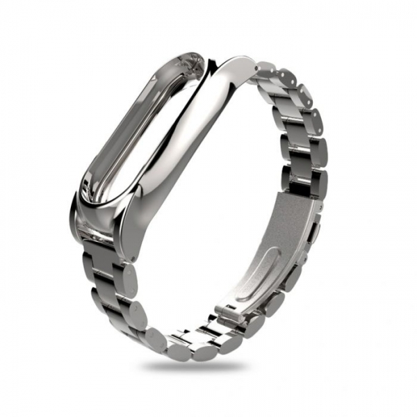Senso Magnetic Steel Λουράκι Μεταλλικό Ασημί (Mi Band 3/Mi Smart Band 4 ...