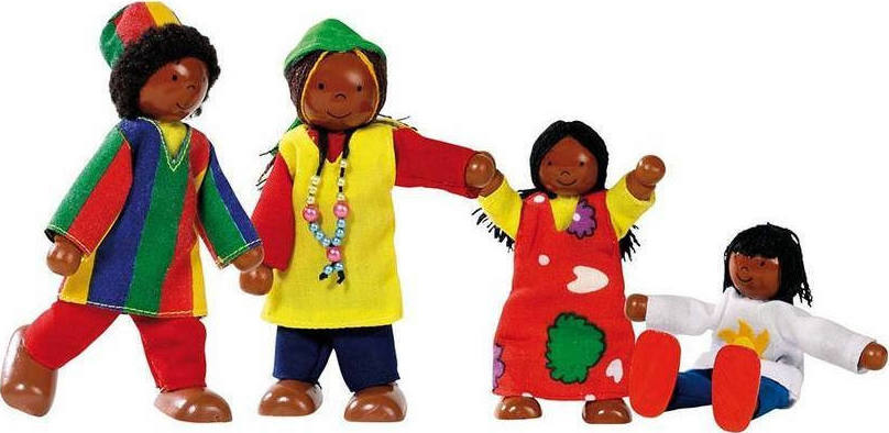Goki Flexible Puppets African Family | Skroutz.gr