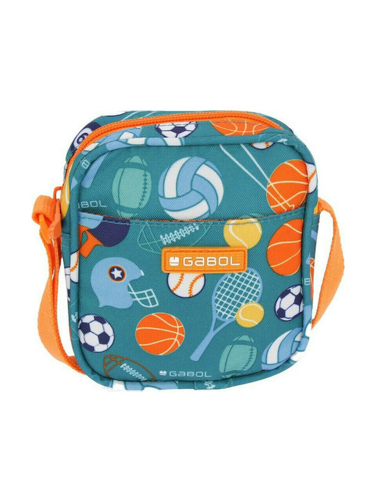 Gabol Gym Παιδική Τσάντα Ώμου Τιρκουάζ 224180 | Skroutz.gr