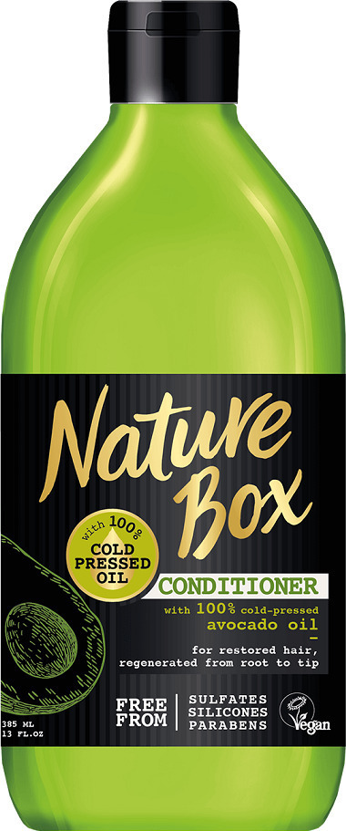 Nature Box Avocado Oil Conditioner Αναδόμησης/θρέψης 385ml | Skroutz.gr