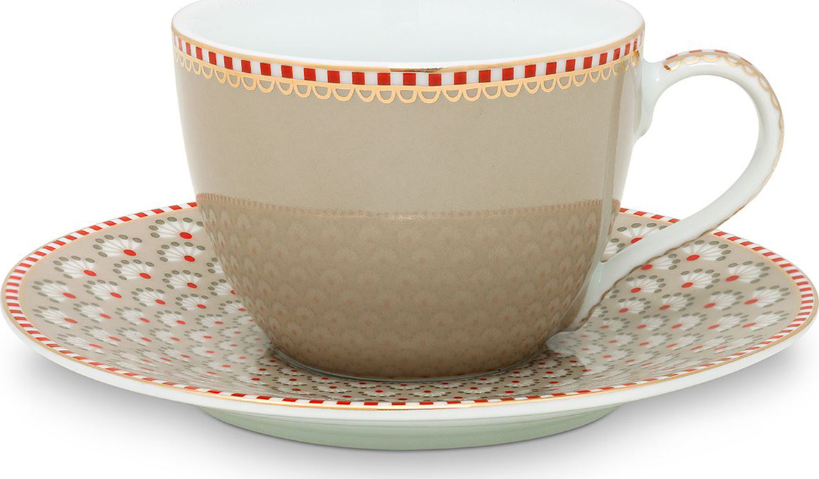 PiP Studio Φλυτζάνι Espresso Bloomingtails Khaki 51.004.058 | Skroutz.gr