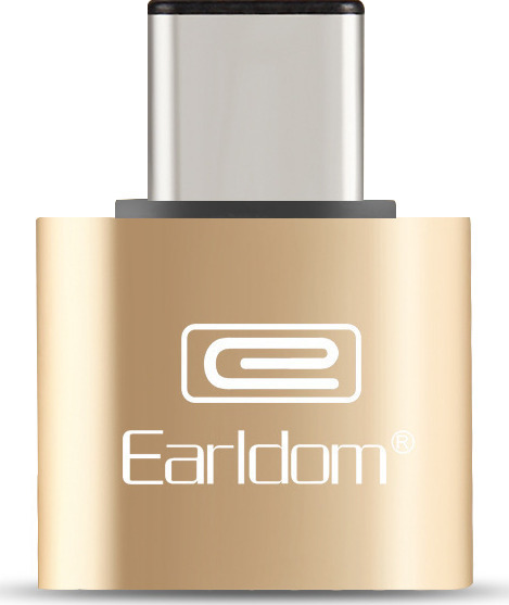 Earldom OT18 Μετατροπέας USB-C male σε USB-A female Χρυσό | Skroutz.gr