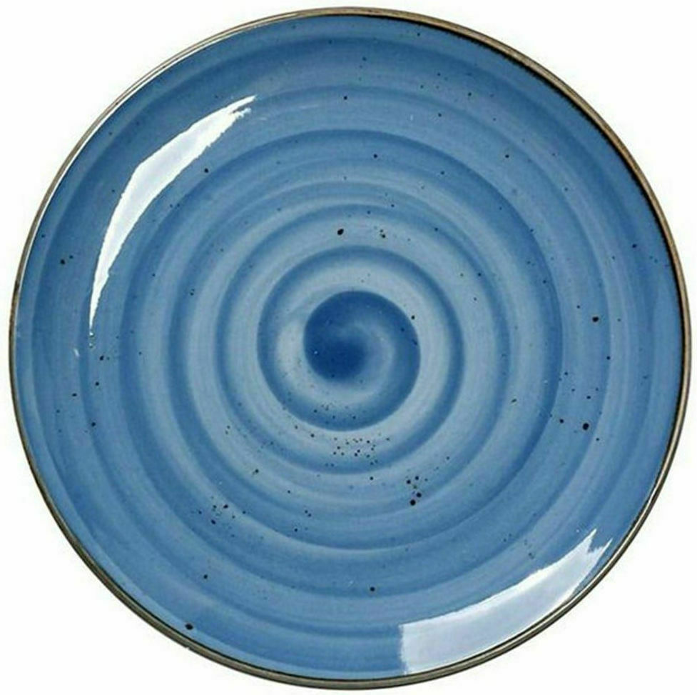 Espiel Terra Πιάτο Γλυκού από Πορσελάνη Μπλε με Διάμετρο 19cm TLF103K6 ...