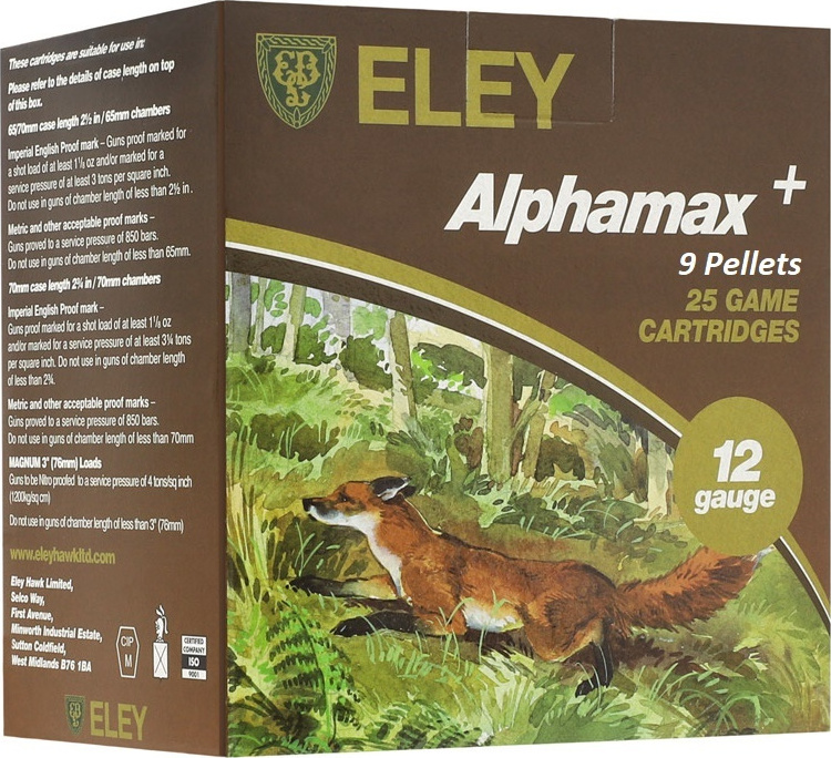 Eley Hawk Alphamax 9βολα 36gr 25τμχ | Skroutz.gr
