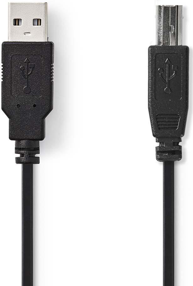 Nedis USB 2.0 Cable USB-A male - USB-B male 2m (CCGB60100BK20) | Skroutz.gr Nedis USB 2.0 Cable USB-A male - USB-B male 2m (CCGB60100BK20) | Skroutz.gr