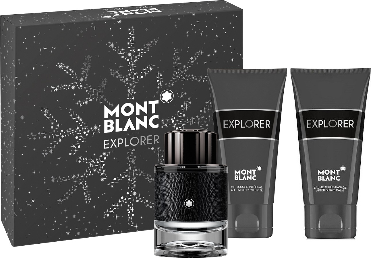Mont Blanc Explorer Eau De Parfum 100ml, After Shave Balm 100ml & All ...