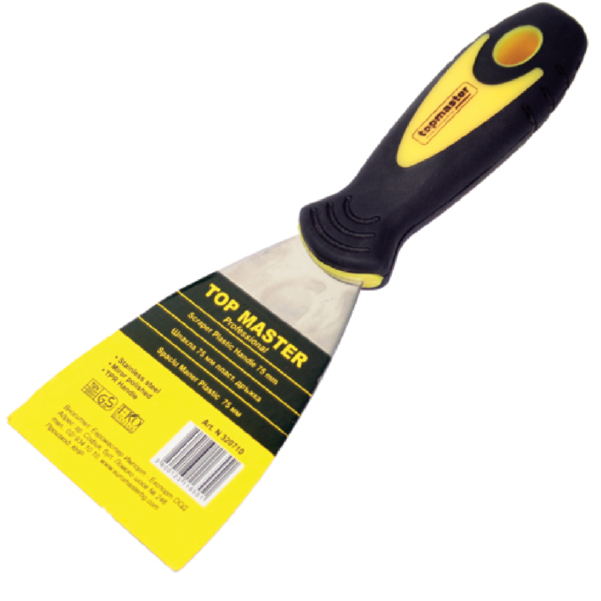 Topmaster Στοκαδόρος Μεταλλικός 40mm με Πλαστική Λαβή 320708 10-0505 | Skroutz.gr