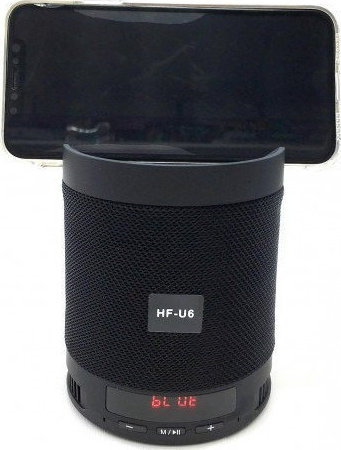 HF-U6 Ηχείο Bluetooth 5W με Ραδιόφωνο Μαύρο | Skroutz.gr