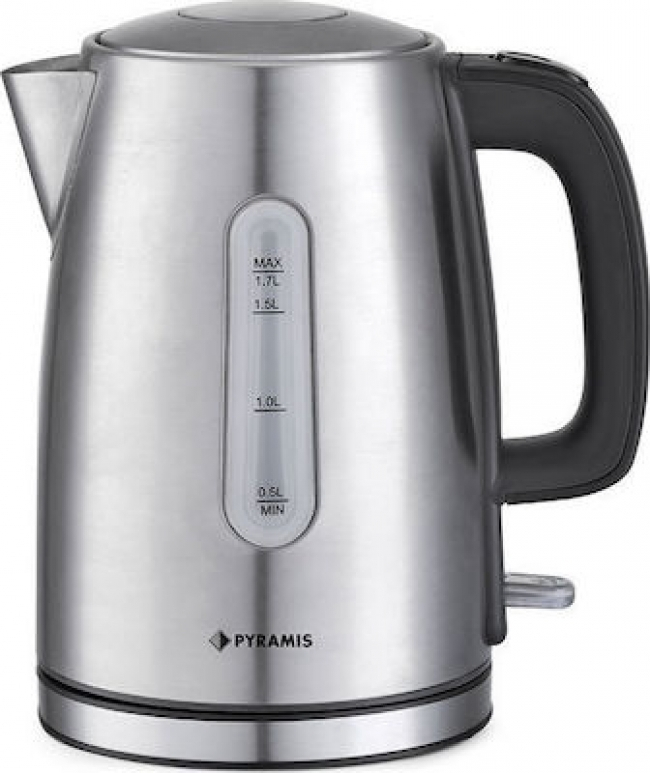 Pyramis ΒΙ1103 Βραστήρας 1.7lt 2200W Inox | Skroutz.gr
