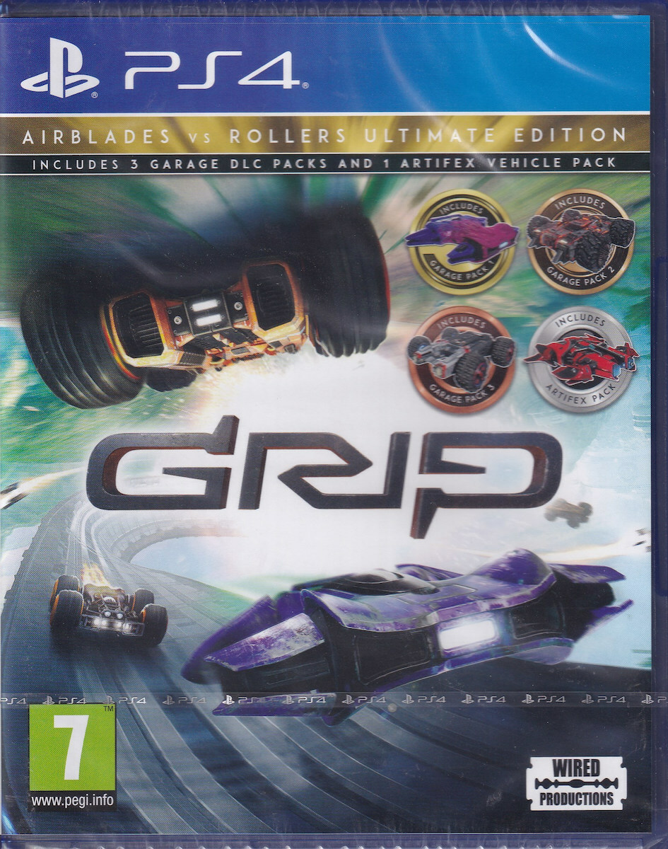 GRIP: Combat Racing - AirBlades vs Rollers Ultimate Edition PS4 Game ...