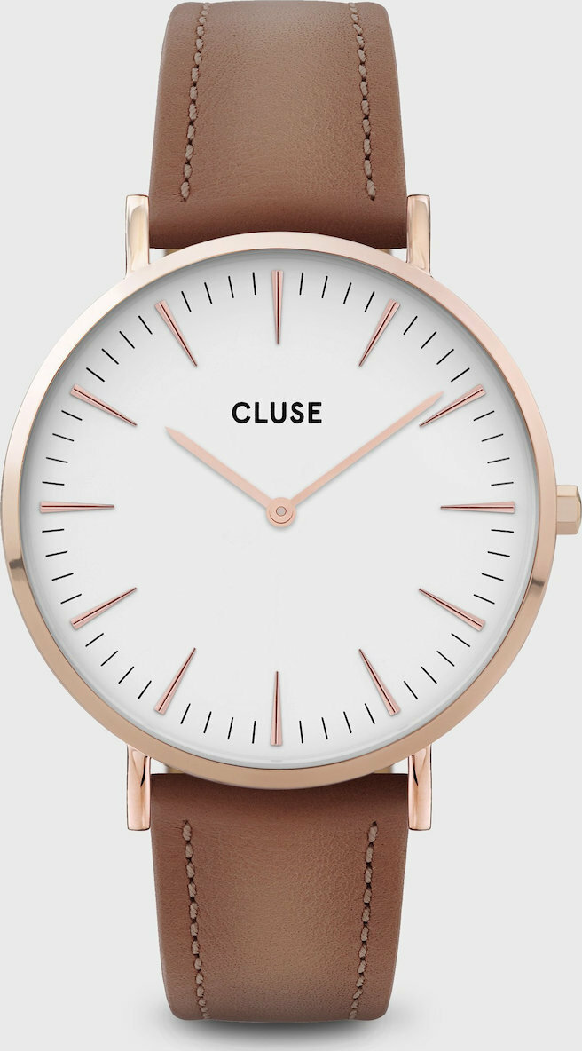 Cluse La Bohème CW0101201017 White/Brown | Skroutz.gr