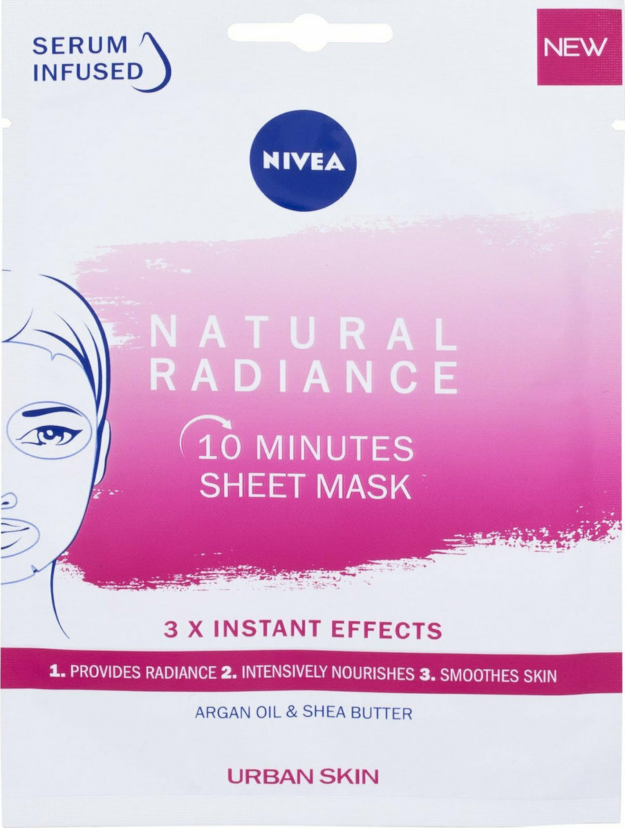 Nivea 10 Minutes Natural Radiance Sheet Mask 1τμχ | Skroutz.gr