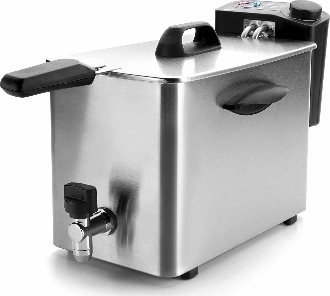 Lacor Ηλεκτρική Φριτέζα 2.5kW Χωρητικότητας 4lt 48x28x30cm 69134 ...