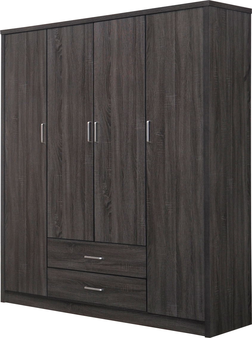 Τετράφυλλη Ντουλάπα Ρούχων Emilia Plus Tallisa 160x51x193cm 018737 ...