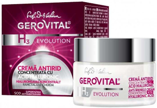 Gerovital Evolution H3 Κρέμα Προσώπου Ημέρας για Ενυδάτωση ...