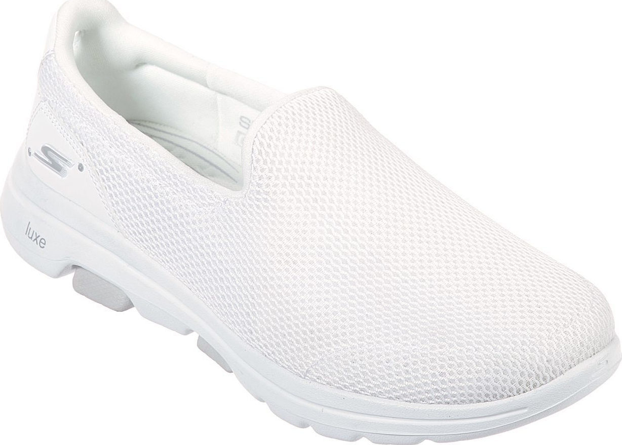 Skechers Gowalk 5 Γυναικεία Slip-On Λευκά 15901-WHT | Skroutz.gr