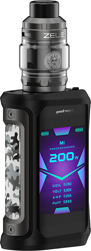 Geek Vape Aegis X Camo GunMetal Box Mod Kit 5ml | Skroutz.gr