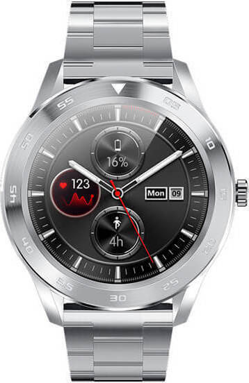 NO.1 DT98 46mm Smartwatch με Παλμογράφο (Steel Silver) | Skroutz.gr