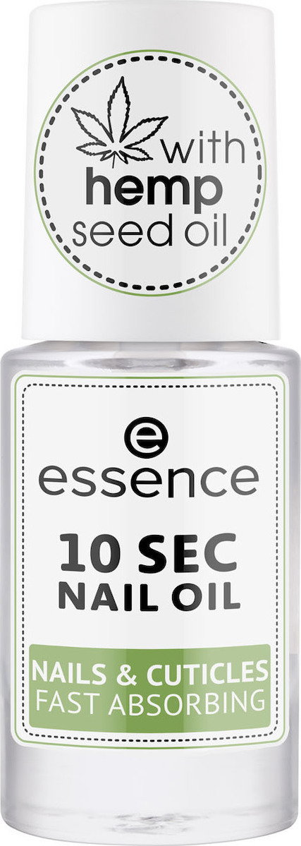 Essence 10 Sec Λαδάκι για Επωνύχια με Πινέλο with Hemp Seed Oil 8ml ...