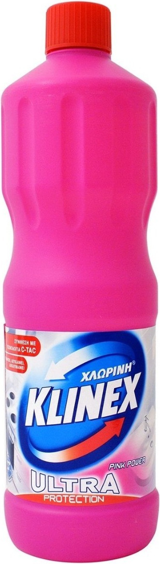 Klinex Ultra Protection Παχύρρευστη Χλωρίνη με Άρωμα Pink Power 1.25lt ...