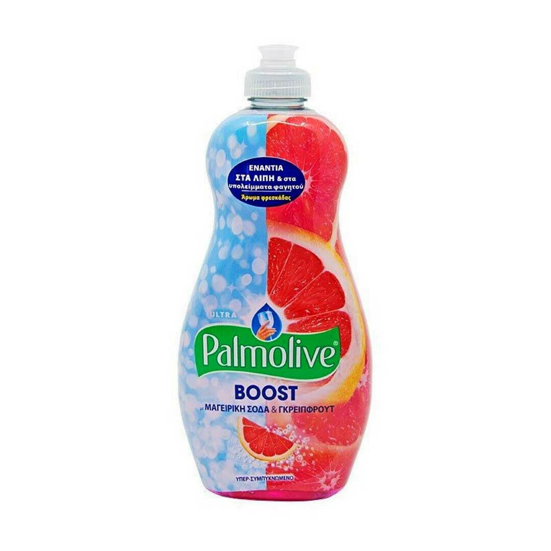 Palmolive Boost Υγρό Πιάτων με Άρωμα Σόδα & Γκρέιπφρουτ 500ml | Skroutz.gr