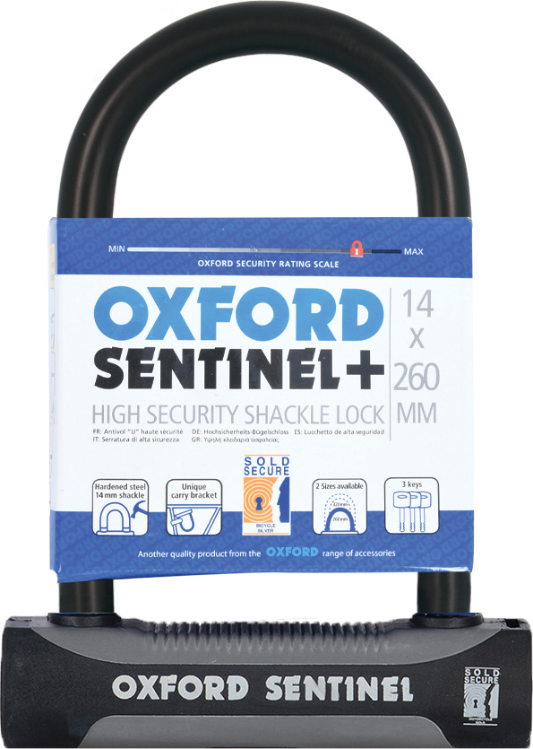 Oxford Sentinel Plus U-lock 14x260mm | Skroutz.gr