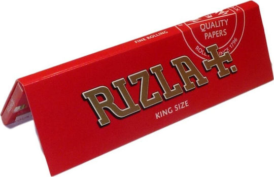 Rizla Χαρτάκια Στριφτού Τσιγάρου Medium Thin Red Slim King Size 32 ...