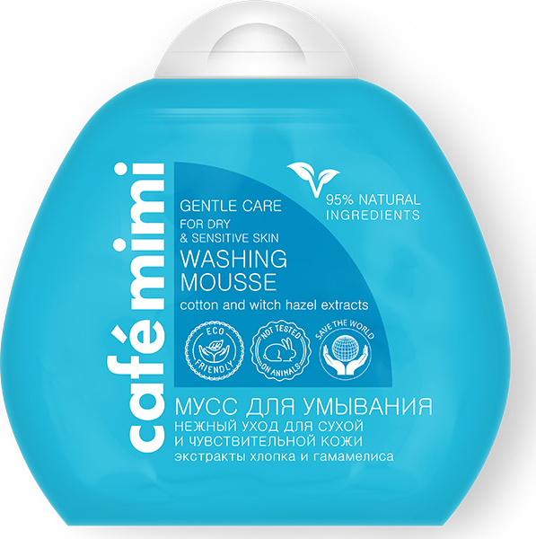 Cafe Mimi Gentle Care for Dry & Sensitive Skin Washing Mousse 100ml ...