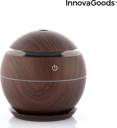 InnovaGoods Led Συσκευή Αρωματοθεραπείας με Χρονοδιακόπτη Καφέ 130ml ...